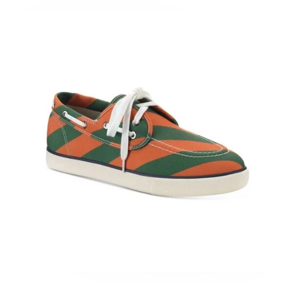 Club Room | Shoes | Clubroom Mens Greenstriped Padded Royce Round Toe ...